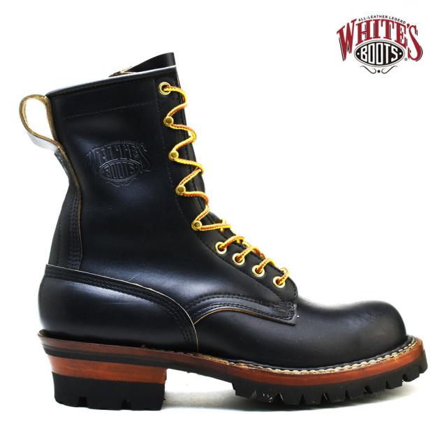 ホワイツ スモークジャンパー 8インチ White's Boots SMOKE JUMPER 8inc RT ブラック クロムエクセル  ワークブーツ メンズ 375v-bkcx【送料無料】