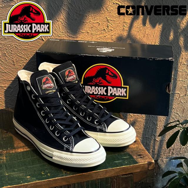 コンバース オールスター エイジド RL HI / ジュラシックパーク メンズ ハイカット スニーカー ブラック CONVERSE ALL STAR AGED RL HI / JURASSIC PARK【送料無料】
