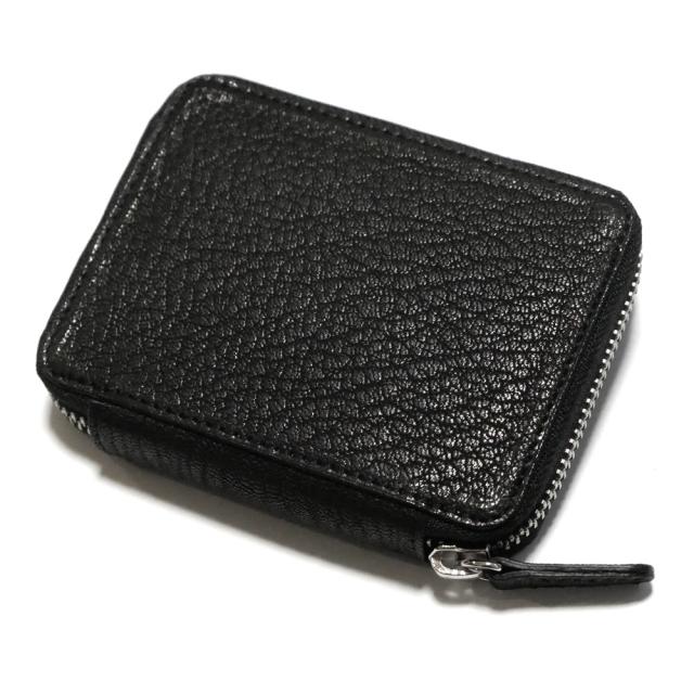 カードケース ラウンドファスナー 本革 山羊革 ゴートレザー ピッケル じゃばら式 大容量 メンズ レディース スマート ICカード クレジット 名刺入れ ギフト プレゼント