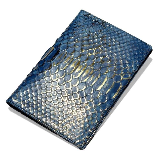 マルチケース 多目的ケース カードケース お薬手帳 パスポート カード 健康保険証 マイナンバーカード 薄型 大容量 旅行 通院 家族用 整理ケース 本革 パイソン リーフ 群雲