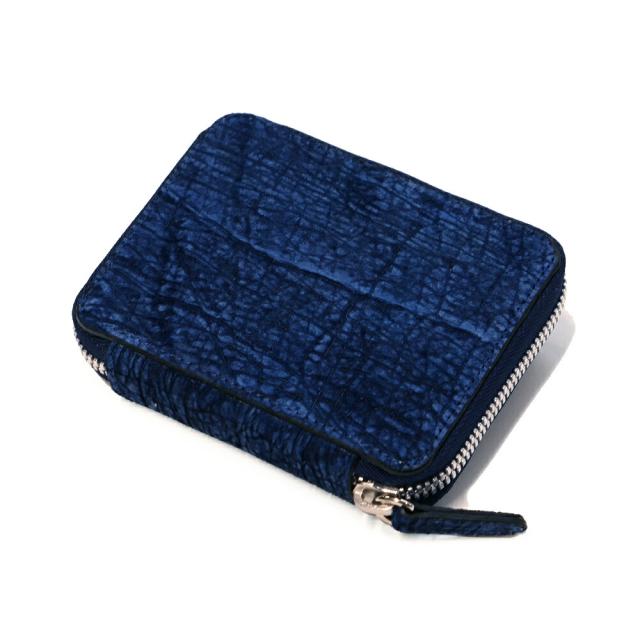 カードケース ラウンドファスナー 本革 河馬革 カバ革 ヒポポタマスレザー じゃばら式 大容量 メンズ レディース スマート ICカード クレジット 名刺入れ ギフト プレゼント