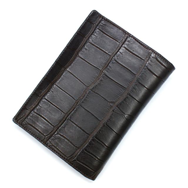 カードケース レディース メンズ クロコダイル ワニ革 レザー 革 薄型 大容量 ポイントカード入れ クレジットカード入れ カードホルダー マット チョコ カードケース レディース メンズ クロコダイル ワニ革 レザー 革 薄型