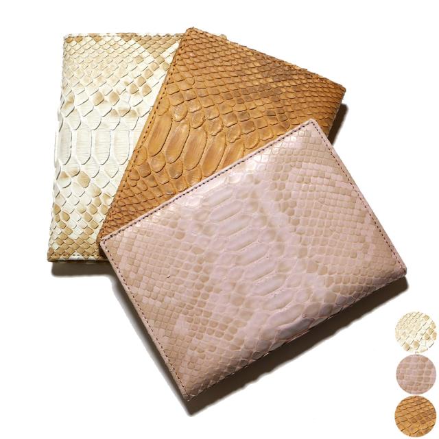 カードケース カード入れ 薄型 大容量 ダイヤモンド パイソン 蛇 ヘビ ハーフブリーチ