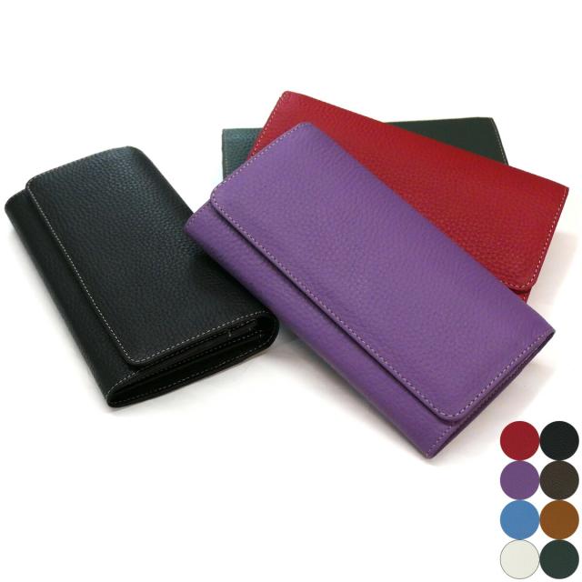 長財布 万能タイプ 大きめ 牛革 ブラウニー 3