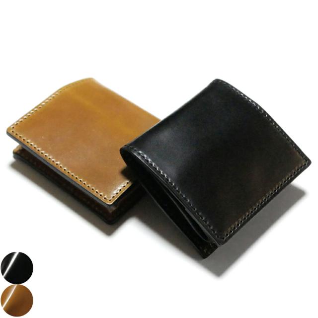 コードバン小銭入れ ボックス型 ROCADO社 シェルコードバン クラシック