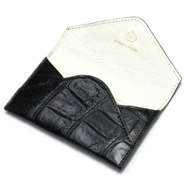 名刺入れ 名刺ケース メンズ レディース クロコダイル革 ワニ革 レザー
