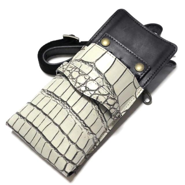 シザーケース シザーバック 美容師 トリマー 花屋 ベルト 革 ４丁 スリムタイプ スタイリスト アシスタント 美容 美容師 理容 理容師 / 本革 クロコダイル ヌバック ブルー シザーケース シザーバック 美容師 トリマー 花屋 ベルト 革 4丁