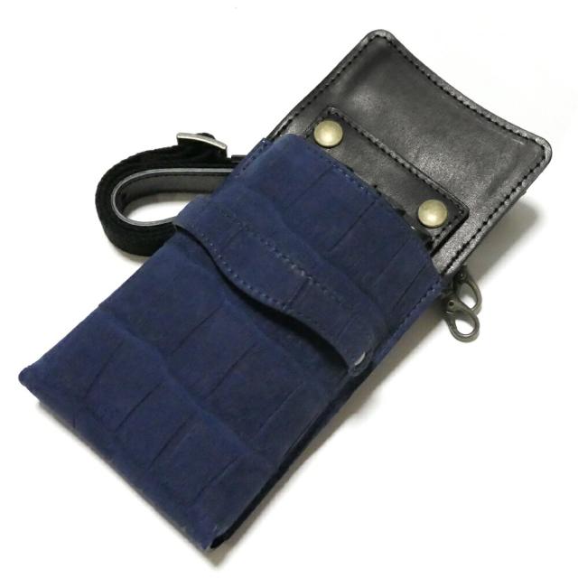 シザーケース シザーバック 美容師 トリマー 花屋 ベルト 革 4丁