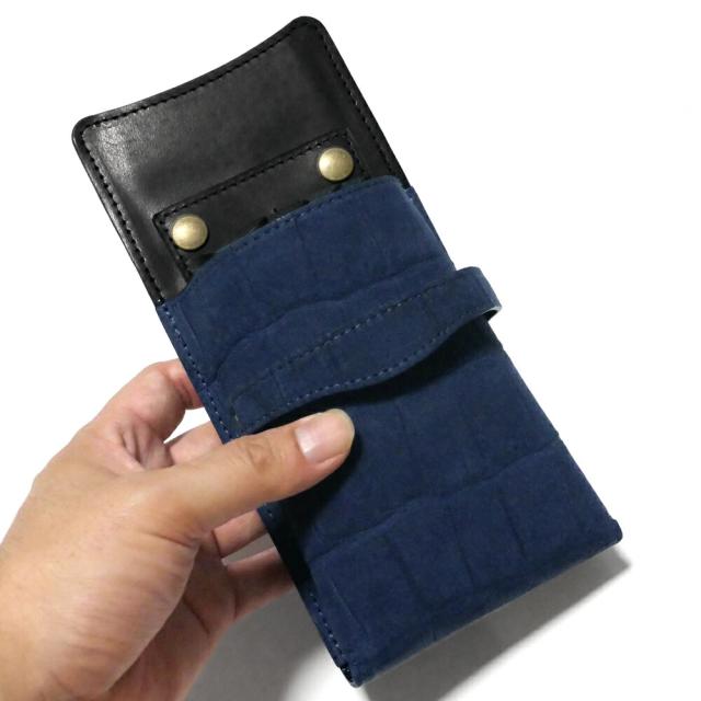 シザーケース シザーバック 美容師 トリマー 花屋 ベルト 革 4丁