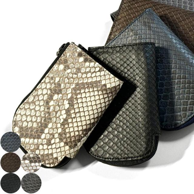 キーケース スマートキーケース メンズ レディース 革６連 スマートキー ラウンドファスナー ファスナー 本革 モラレス パイソン マット