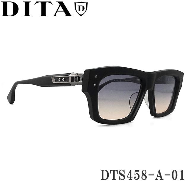 ディータ DITA DTS458-A-01  【GRANDMASTER-EIGHT】 サングラス ブラック×アンティークシルバー 男性 メンズ 日本製 Black×Antique Silver