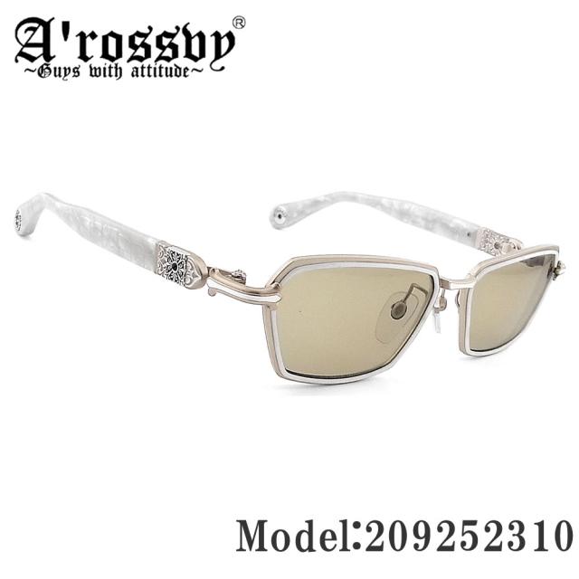 ロズヴィー ロズビー Arossvy 209252310 vol.24 ゴールドマット×ホワイトブロック 925Silver 2024年モデル 日本製  シリアルNo.45/50サングラス 限定生産品