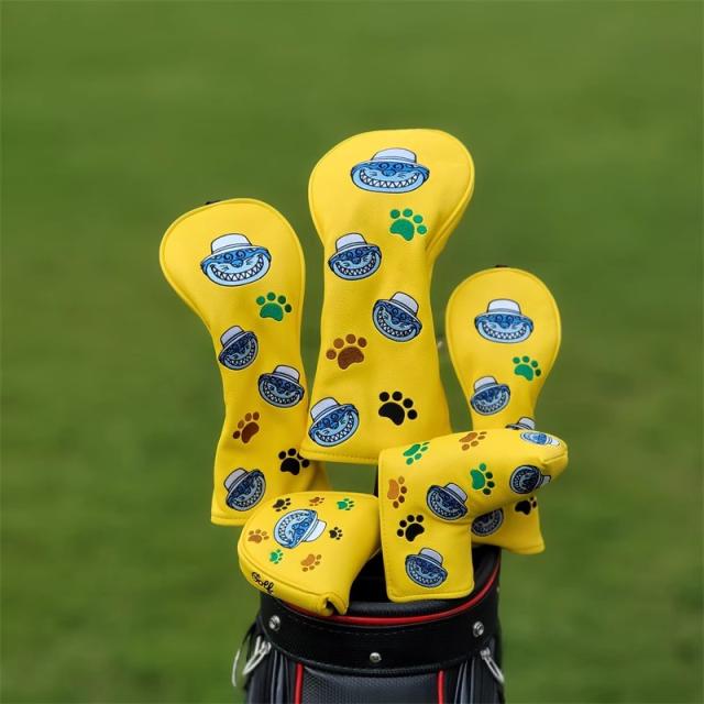 BET-06 4点セット】FAT CAT ゴルフ ヘッドカバー セット 組み合自由