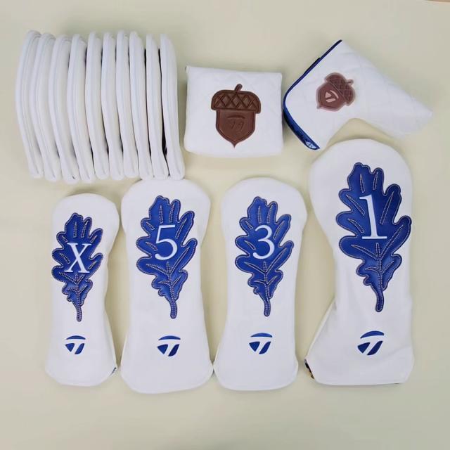 【TML-2303】TaylorMade ヘッドカバー ドライバー フェアウェイウッド ユーティリティー パター ピンタイプPT  テーラーメイド プレゼント 1点セット（4点セット大特価） 組み合自由