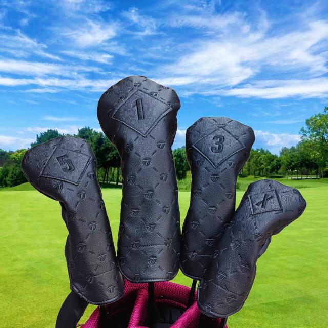 【TML-2321】TaylorMade ヘッドカバー ドライバー フェアウェイウッド ユーティリティー パター ピンタイプPT  テーラーメイド プレゼント 1点セット（4点セット大特価） 組み合自由