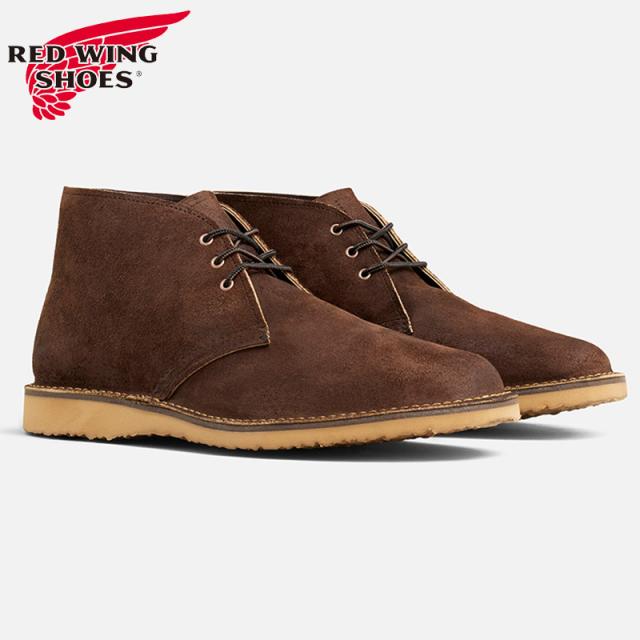 正規取扱店 レッドウィング メンズ ウィークエンダー チャッカ Weekender Chukka ブーツ 靴 シューズ カジュアル メイドインUSA スエード ブラウン 茶色 送料無料 RED WING 3315