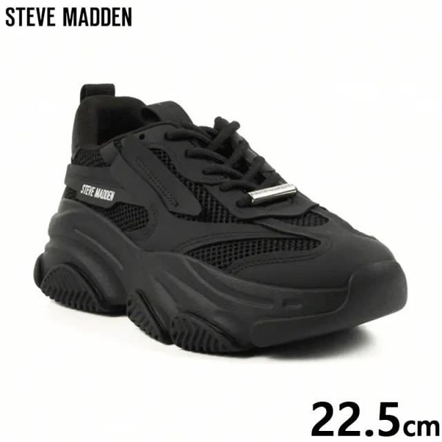 6.0(22.5cm) ヒール6.0cm スティーブマデン レディース ボリュームソールスニーカー スニーカー 靴 厚底 ダッドシューズ 紐靴 送料無料 STEVE MADDEN POSSESSION