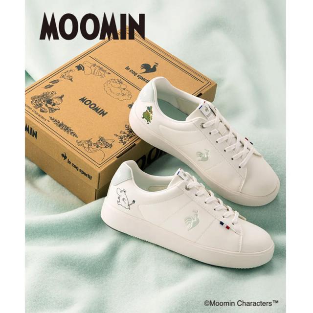 ルコックスポルティフ レディース LCS シェル バウンド MM スニーカー 靴 シューズ コート ムーミンコラボ ホワイト 白 送料無料 le coq sportif LU6SSN15LZ