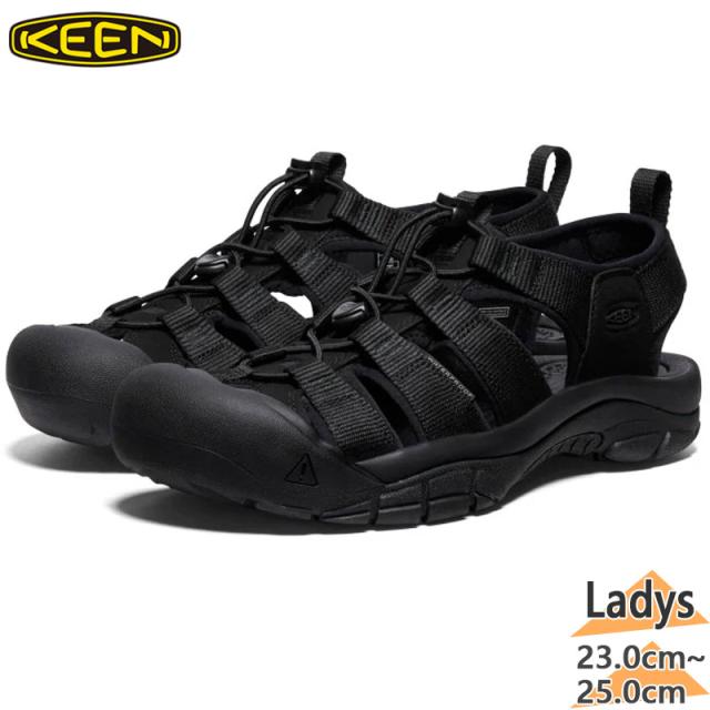 キーン レディース ウィメンズ ニューポートH2 サンダル 靴 シューズ スポサン スポーツサンダル おしゃれ ブラック 黒 送料無料 KEEN 1025028