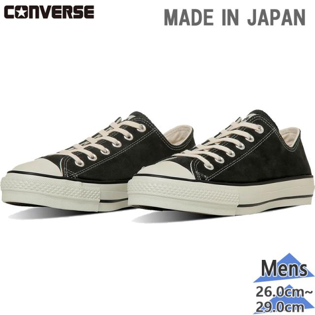 コンバース メンズ SUEDE ALL STAR J OX スエード オールスター スニーカー 靴 シューズ ローカット ブラック 黒 送料無料 CONVERSE 31315650