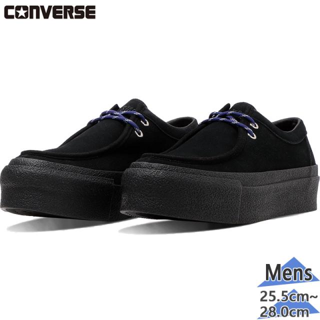 コンバース メンズ ALL STAR LIFTED CREPETAPE MOCCASIN OX オールスター リフテッド スニーカー 靴 シューズ モカシン ブラック 黒 送料無料 CONVERSE 31316421