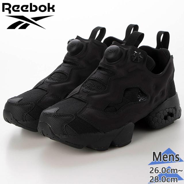 リーボック メンズ INSTAPUMP FURY 94 インスタポンプフューリー スニーカー 靴 シューズ ランニングシューズ ハイテク ポンプ ブラック 黒 送料無料 Reebok 120737