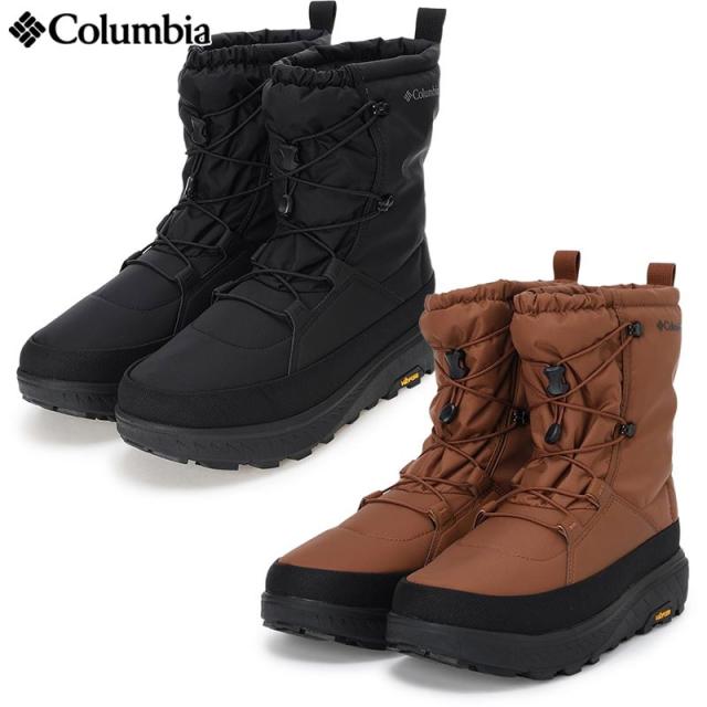 コロンビア メンズ レディース イエローテイル ブーツ AG WP OHI ブーツ 靴 シューズ 保温 防寒 防水 防滑 耐久 雪 冬 アウトドア ウィンターブーツ ブラック 黒 送料無料 Columbia YU7423