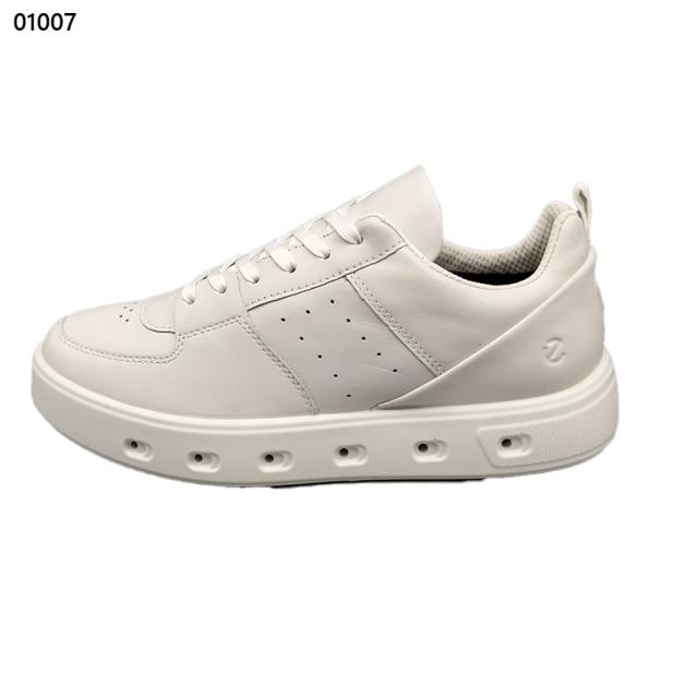 在庫1点限り EU39(24.5cm)  エコー レディース STREET 720 W スニーカー 靴 シューズ 本革 レザー GORE-TEX ゴアテックス 雨晴兼用 透湿 防水 シンプル ホワイト 白 送料無料 ECCO 209713