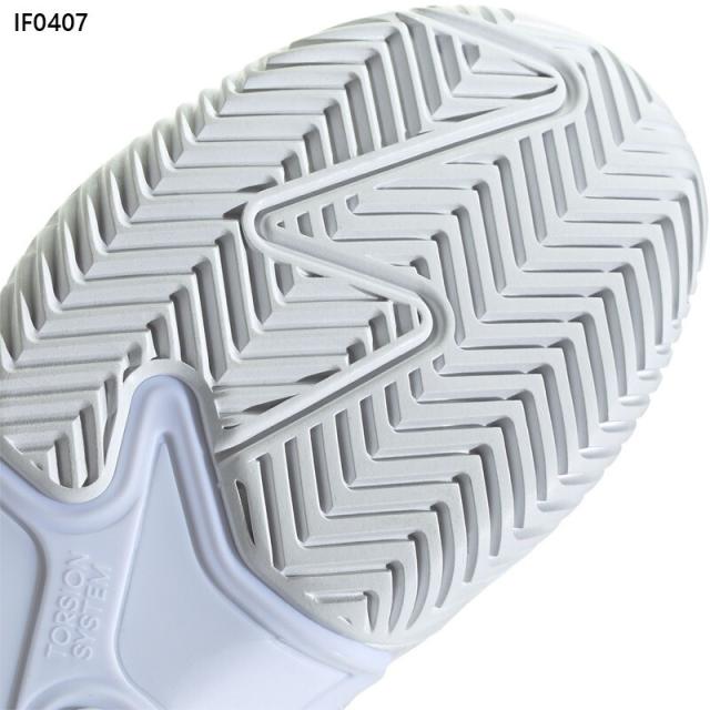 在庫1点限り 25.0cm アディダス レディース バリケード 13 テニス / BARRICADE 13 TENNIS 靴 シューズ テニス 競技 オールコート レギュラーフィット ホワイト 白 送料無料 adidas IF0407