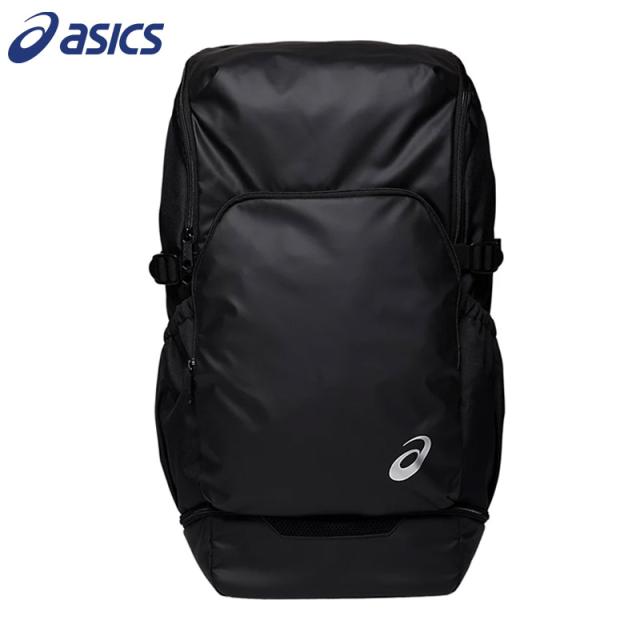 約40L アシックス メンズ レディース TEAMバックパック40 バッグ 鞄 リュック シューズ収納スペース搭載 ブラック 黒 送料無料 asics 3033B200