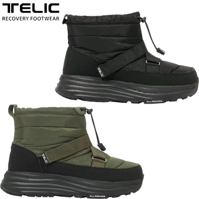 日本代理店商品 テリック メンズ レディース ブーツ 靴 シューズ 防水 防滑 消臭抗菌 内側ボア 暖かい 歩きやすい ブラック 黒 カーキ 送料無料 TELIC ALLROADS-QT3