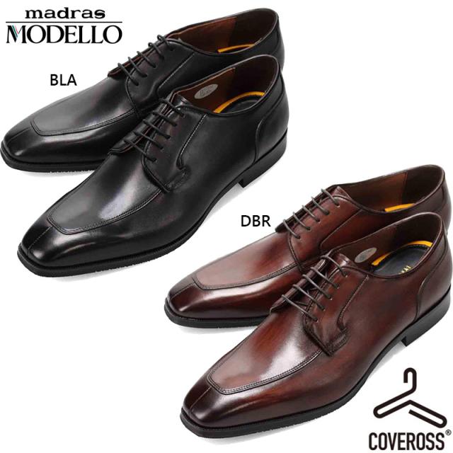 3E相当 モデロ メンズ 外羽根Uチップモカビジネスシューズ ビジネス 靴 シューズ 本革 レザー 通勤 オフィス COVEROSS マッケイ製法 ブラック 黒 ブラウン 茶色 送料無料 MODELLO DM8202