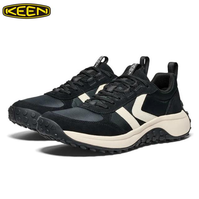キーン メンズ ケーエス86 靴 シューズ カジュアル スニーカー ローカット スポーティー 疲れにくい 通気性 速乾性 グリップ力 ブラック 黒 送料無料 KEEN IH1029593