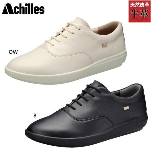 アキレス ソルボ レディース C 497 靴 シューズ カジュアル おしゃれ 本革 牛革 シンプル オックスフォードシューズ レースアップ ブラック 黒 送料無料 ACHILLES SORBO ASC4970