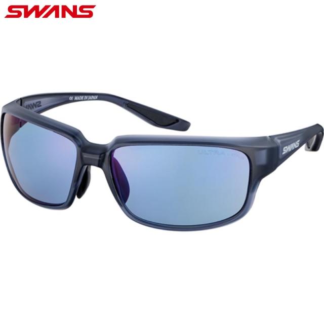 スワンズ メンズ レディース WARRIOR-8 ULTRA LENS for GOLFモデル アクセサリー スポーツサングラス ゴルフ UVカット 偏光 反射防止 運動 スポーツ ブルー 青 送料無料 SWANS WA8-0167