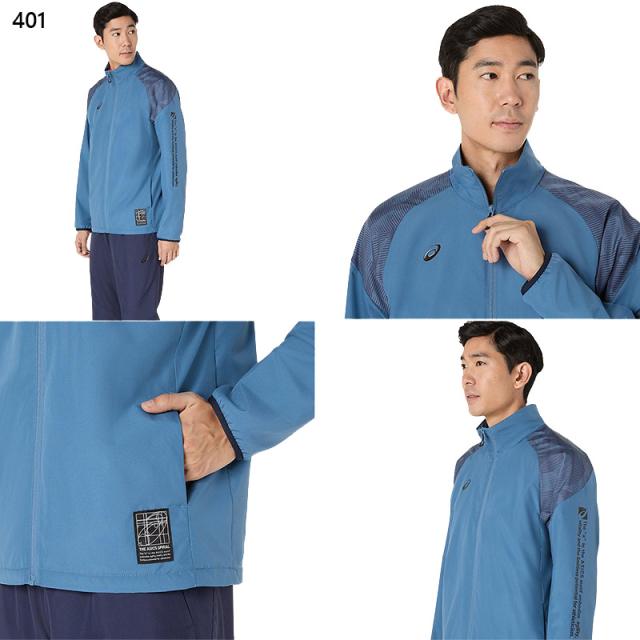 アシックス メンズ 裏トリコットグラフィックウインドブレーカー