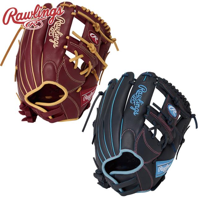 ローリングス レディース ソフトボール用 ガールズフィット HYPER TECH R2G 内野手用 サイズ 11.5 野球 アクセサリー 競技 グローブ ネイビー ブラウン 茶色 送料無料 RAWLINGS GS5FHTR34GF