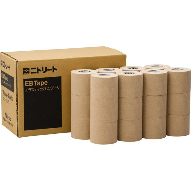 モルテン メンズ レディース Nitto ニトリート エラスティックバンテージ 伸縮 厚手タイプ バリューパック テーピング 固定しやすい 通気性がいい ベージュ 送料無料 molten EBV50