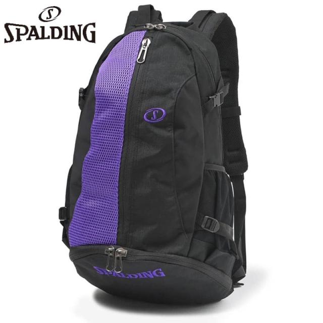 32L スポルディング スポーツ メンズ レディース ケイジャー ブリーズ バイオレット バスケットボール アクセサリー 競技 バッグ 鞄 ボールバッグ パープル 紫 送料無料 spalding 40-017VI