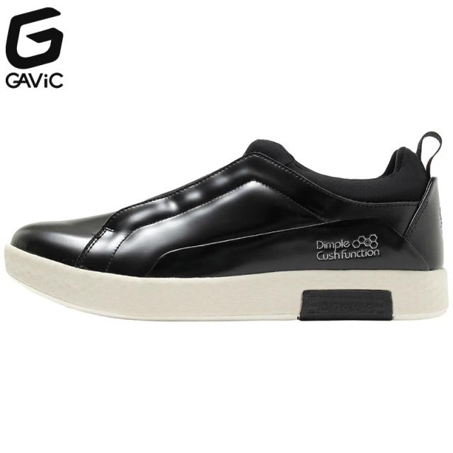 ガビック メンズ レディース シータ スニーカー 靴 シューズ ローカット 高反発 お出掛け アウトドア シンプル スリッポン ブラック 黒 送料無料 GAViC GVC-007