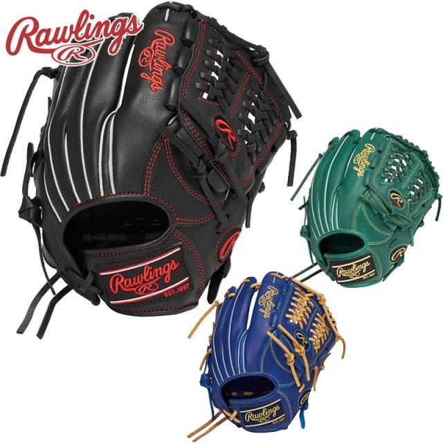 ローリングス ジュニア キッズ HYPER TECH R9 SERIES オールラウンド用 サイズ L 野球 アクセサリー 競技 グローブ 軟式 運動 スポーツ ブラック 黒 ブルー 青 グリーン 緑 送料無料 RAWLINGS GJ5R9N6L1