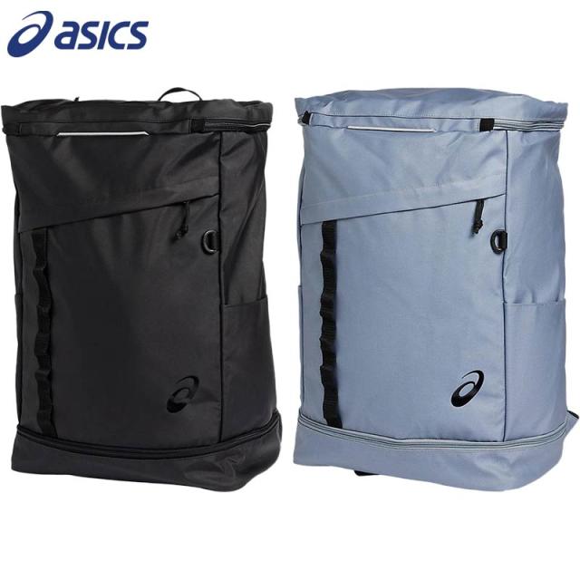 アシックス メンズ レディース アシックス40Lバックパック バッグ 鞄 リュック 通学 カジュアル ブラック 黒 グレー 灰色 送料無料 asics 3033C080