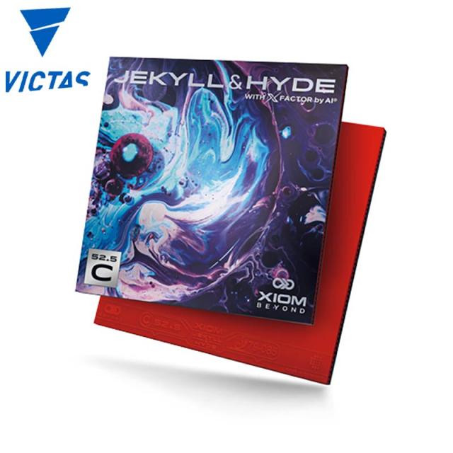 ヴィクタス メンズ レディース ジキル ハイド C52.5 卓球 アクセサリー 競技 裏ソフト ラバー 運動 スポーツ ブラック 黒 レッド 赤 送料無料 VICTAS 850036