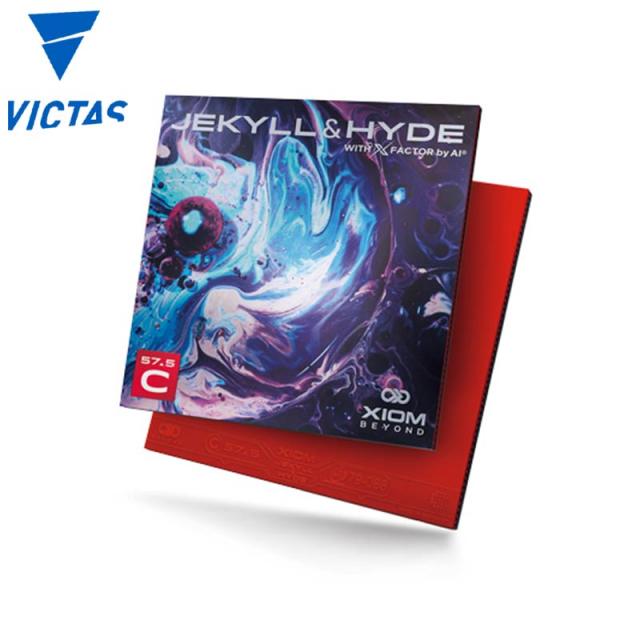 ヴィクタス メンズ レディース ジキル ハイド C57.5 卓球 アクセサリー 競技 裏ソフト ラバー 運動 スポーツ ブラック 黒 レッド 赤 送料無料 VICTAS 850038