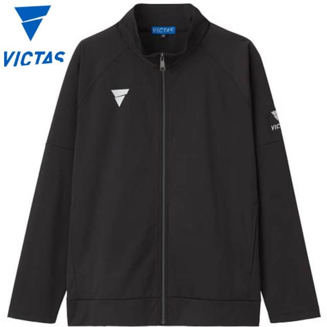 ヴィクタス メンズ レディース V-JJ509 卓球 ウェア 競技 トレーニング トップス 長袖 吸汗速乾 伸縮 運動 スポーツ ブラック 黒 送料無料 VICTAS 542501