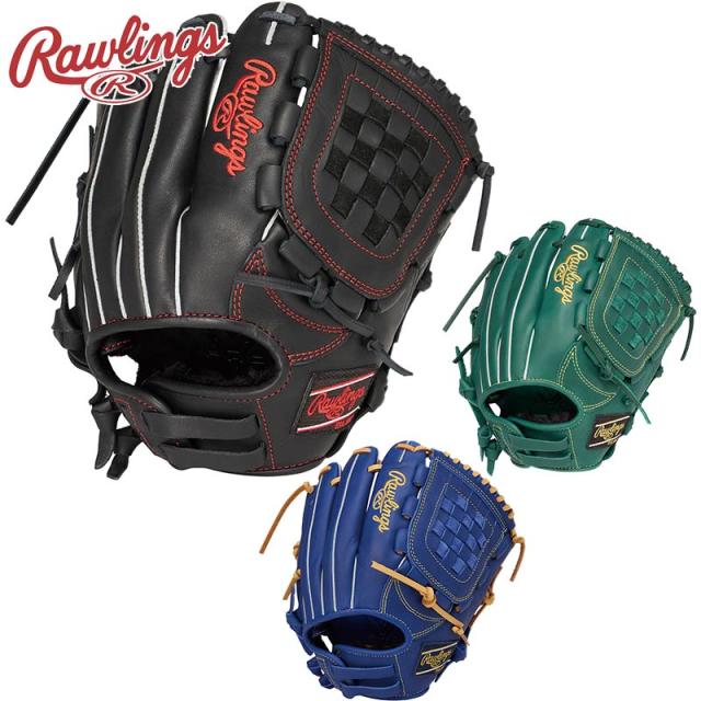 ローリングス ジュニア キッズ HYPER TECH R9 SERIES オールラウンド用 サイズ M 野球 アクセサリー 競技 グローブ 軟式 運動 スポーツ ブラック 黒 ブルー 青 グリーン 緑 送料無料 RAWLINGS GJ5R9BFM