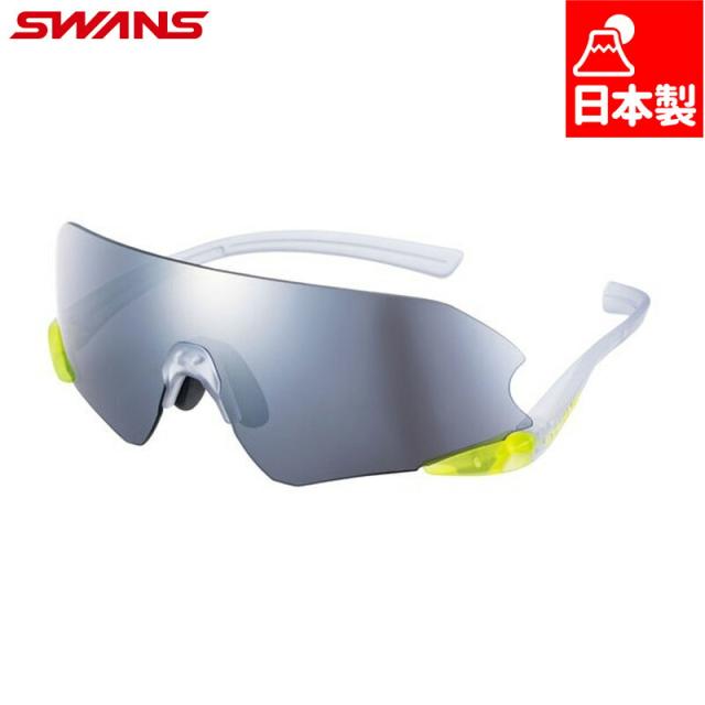 日本製 スワンズ メンズ レディース E-NOX NEURON G3 ミラーレンズモデル サングラス ランニング マラソン UVカット アスリート 長距離 陸上 グリーン 緑 送料無料 SWANS ENNG3-0701