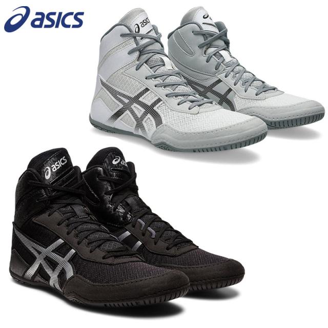 アシックス メンズ MATCONTROL 3 マットコントロール 靴 シューズ レスリング トレーニング 部活 ミッドカット ホワイト 白 ブラック 黒 送料無料 asics 1081A053