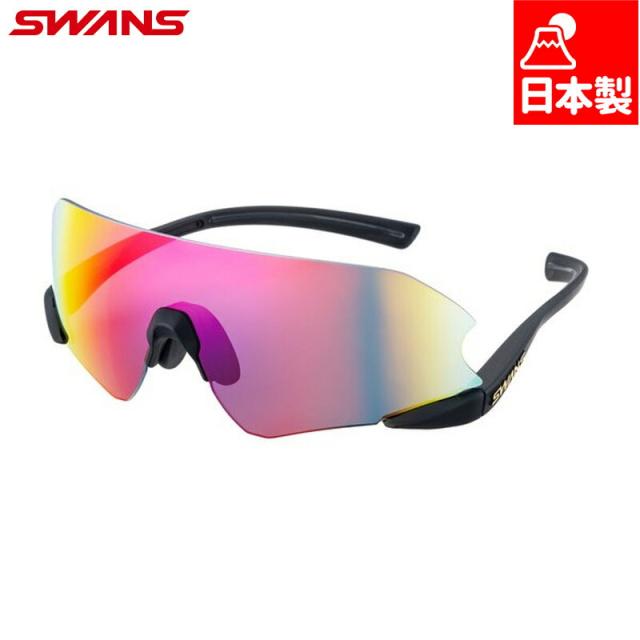 日本製 スワンズ メンズ レディース E-NOX NEURON G3 ミラーレンズモデル 陸上 長距離 ランニング マラソン サングラス UVカット ブラック 黒 送料無料 SWANS ENNG3-1701