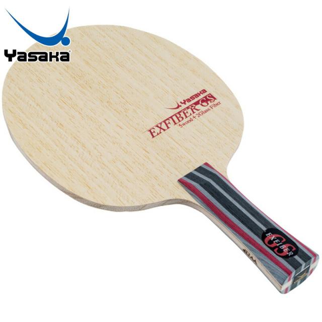 ヤサカ メンズ レディース エクスファイバーGS FLA 卓球 ラケット フレア シェークハンド アクセサリー 競技 送料無料 Yasaka YR-273